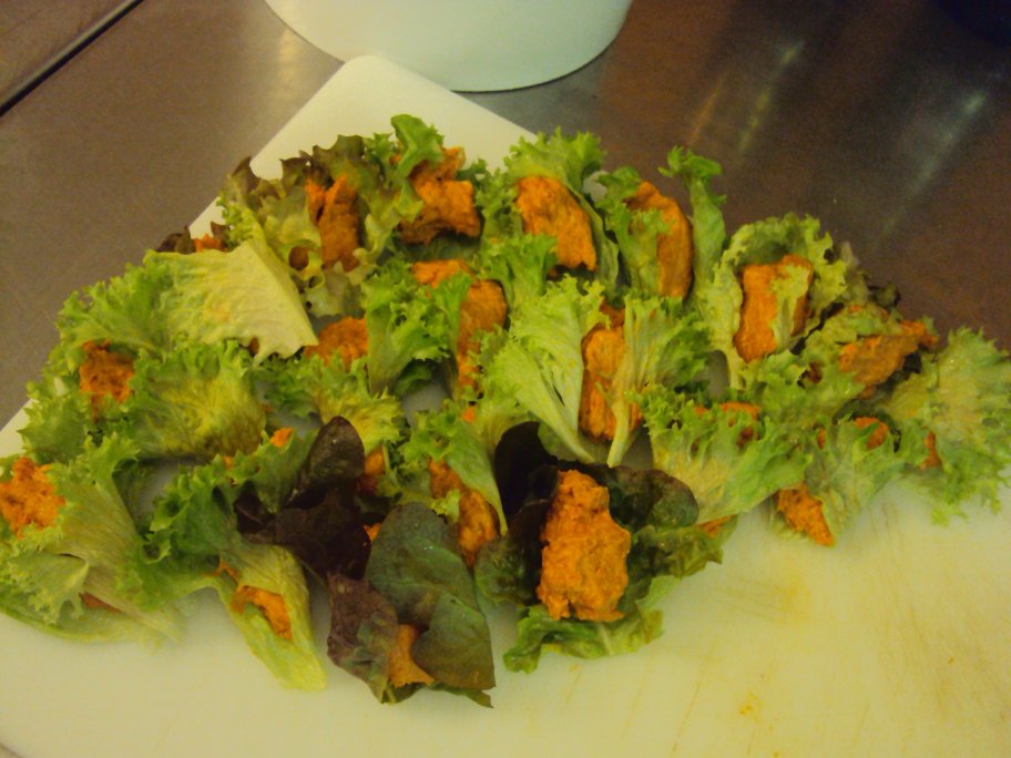 Parcours Cuisine » Blog Archive » Mini cornet d’américain frites salade